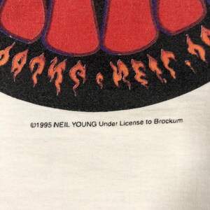 Neil Young - Vintage 90s - Mirrorball Tour 1995 - Rock Band Concert T ...