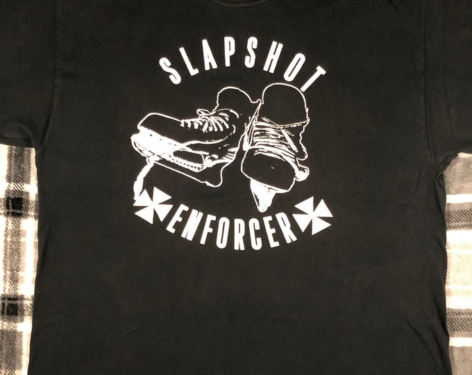 Slapshot - Enforcer - Hardcore Punk Rock Band Album Distressed T Shirt ...