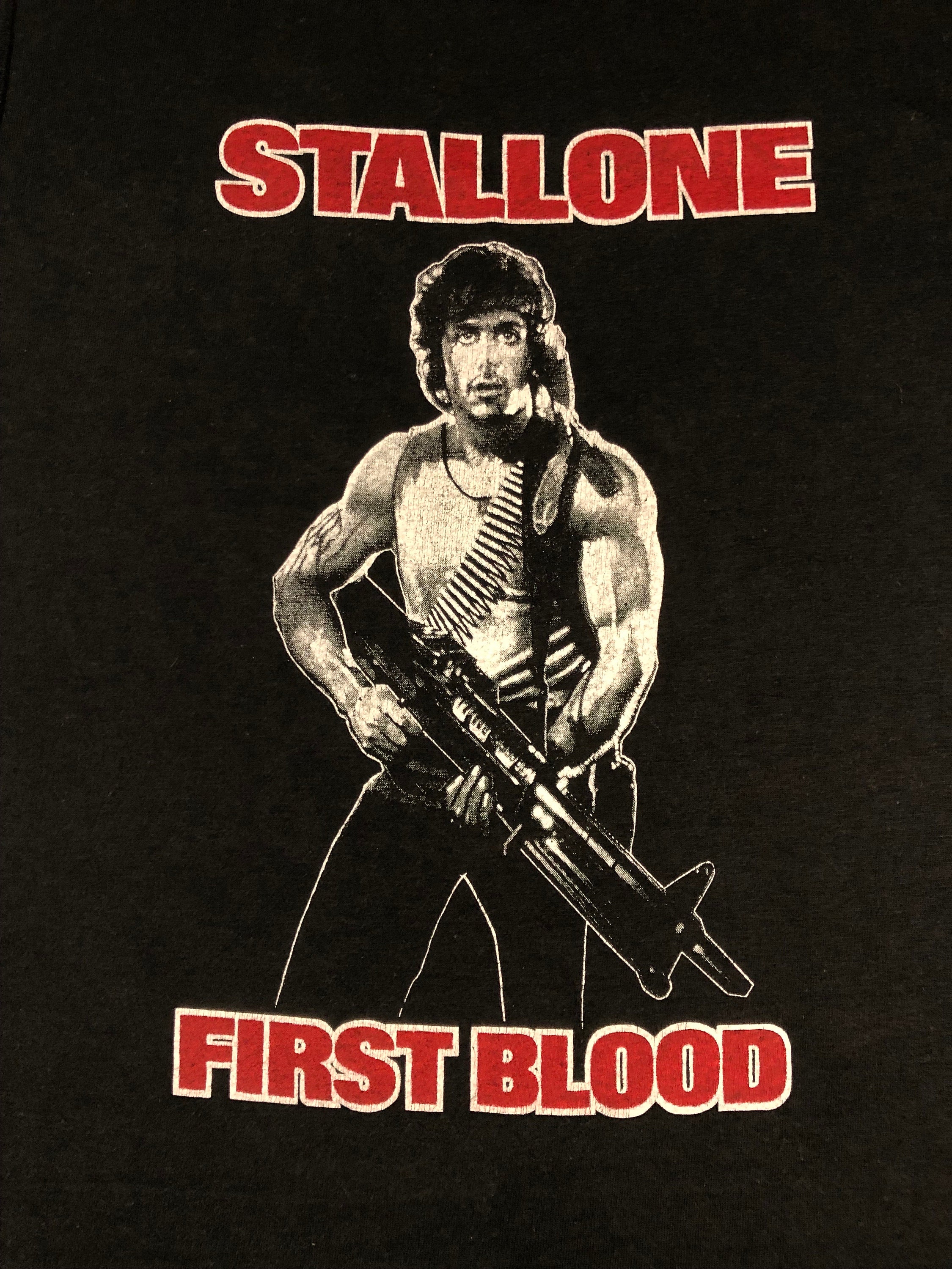 Rambo Vintage 80s Sylvester Sly Stallone First Blood Classic Action ...