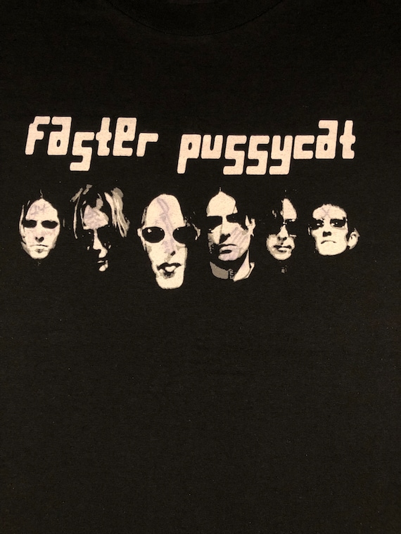 Faster Pussycat Vintage Signed Hard Rock Band T S… Gem