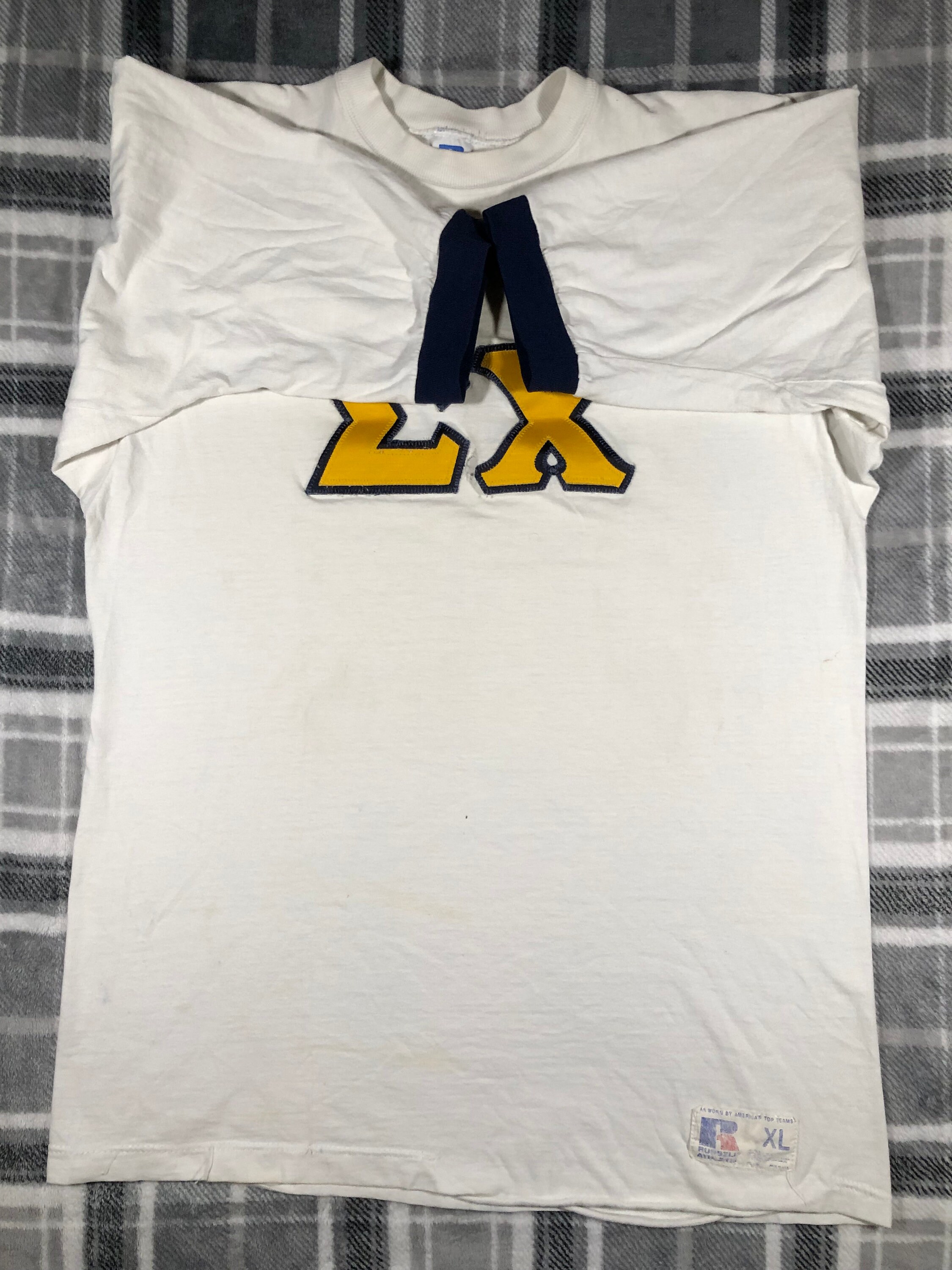 Vintage 80s Epsilon Chi Greek Letters College Fraternity - Etsy