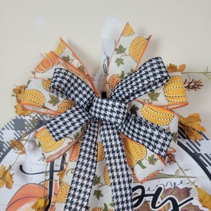 Autumn Welcome: Happy Fall Y'all Door Hanger With Pumpkin, Fall Leaf ...