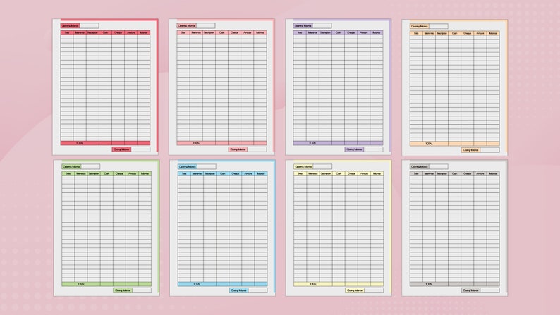 Printable Daily Cash Register Log Home & Professional Expenses - Etsy