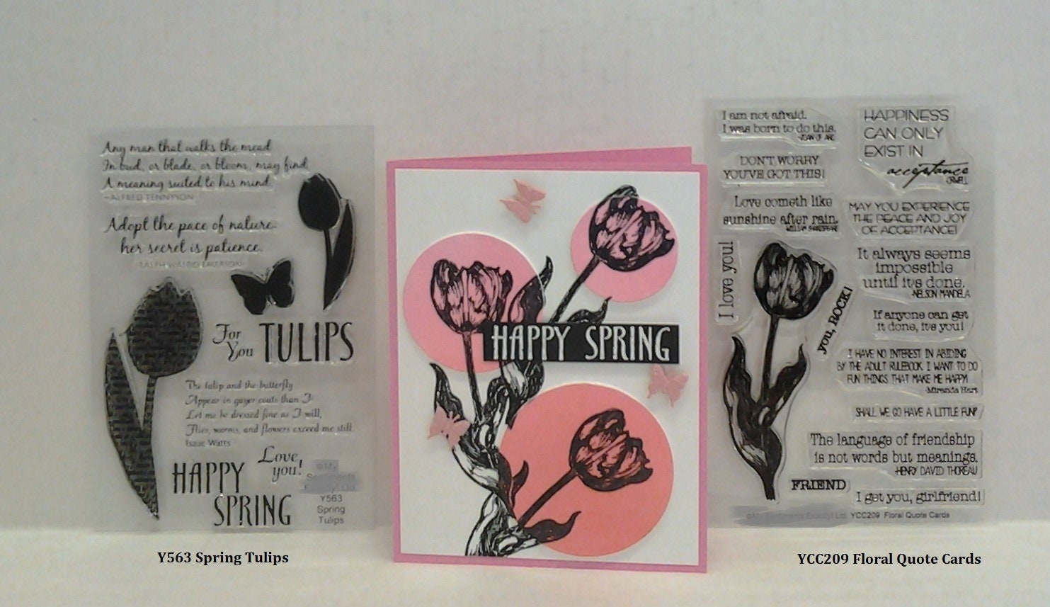 Floral Encouragement Clear Stamp Sets - Etsy