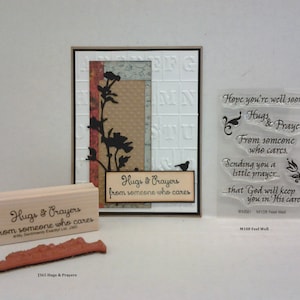 Heartfelt Sentiments & Sympathy Clear Stamp Sets and Red Rubber Stamps ...