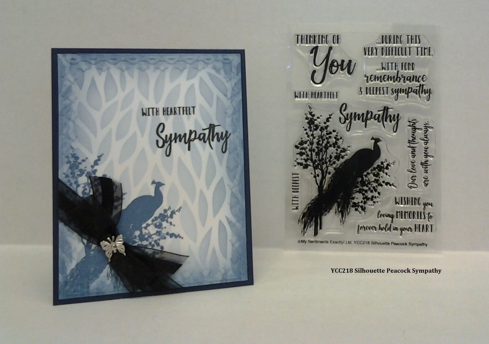 Heartfelt Sentiments & Sympathy Clear Stamp Sets and Red Rubber Stamps ...