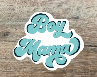 Boy Mama Sticker | Minimalistic Sticker | Mama Sticker | Waterproof ...