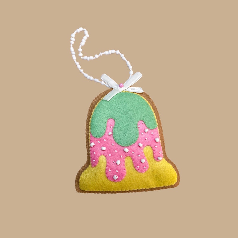 Christmas Felt Ornament, PDF Pattern, Christmas Tree Decoration ...