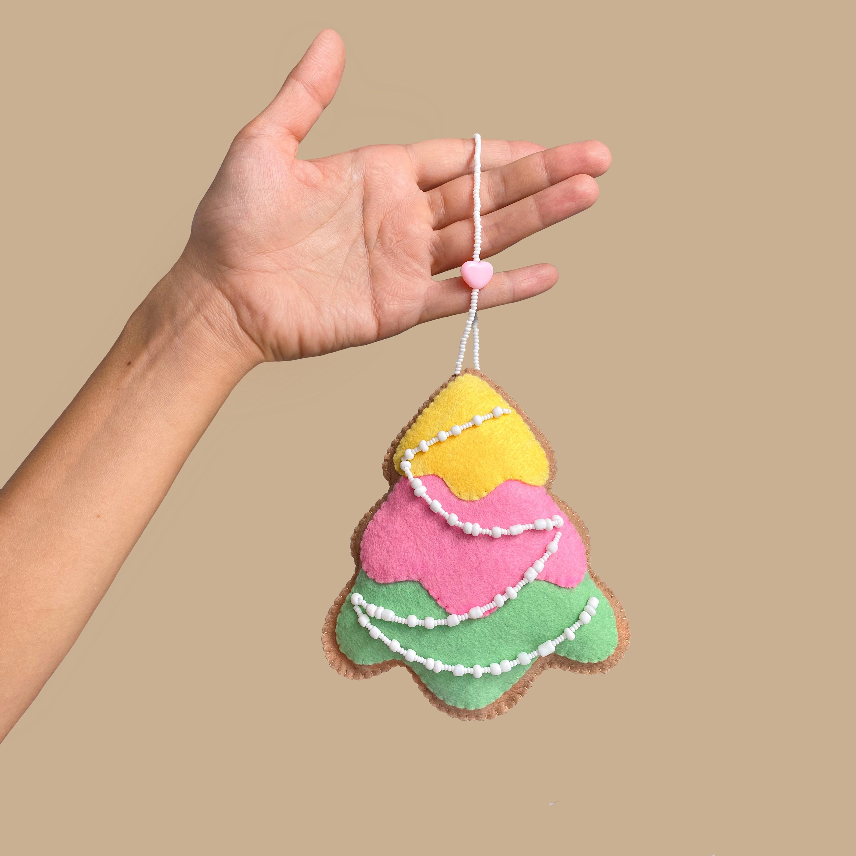 Christmas Felt Ornament, PDF Pattern, Christmas Tree Decoration, Felt ...