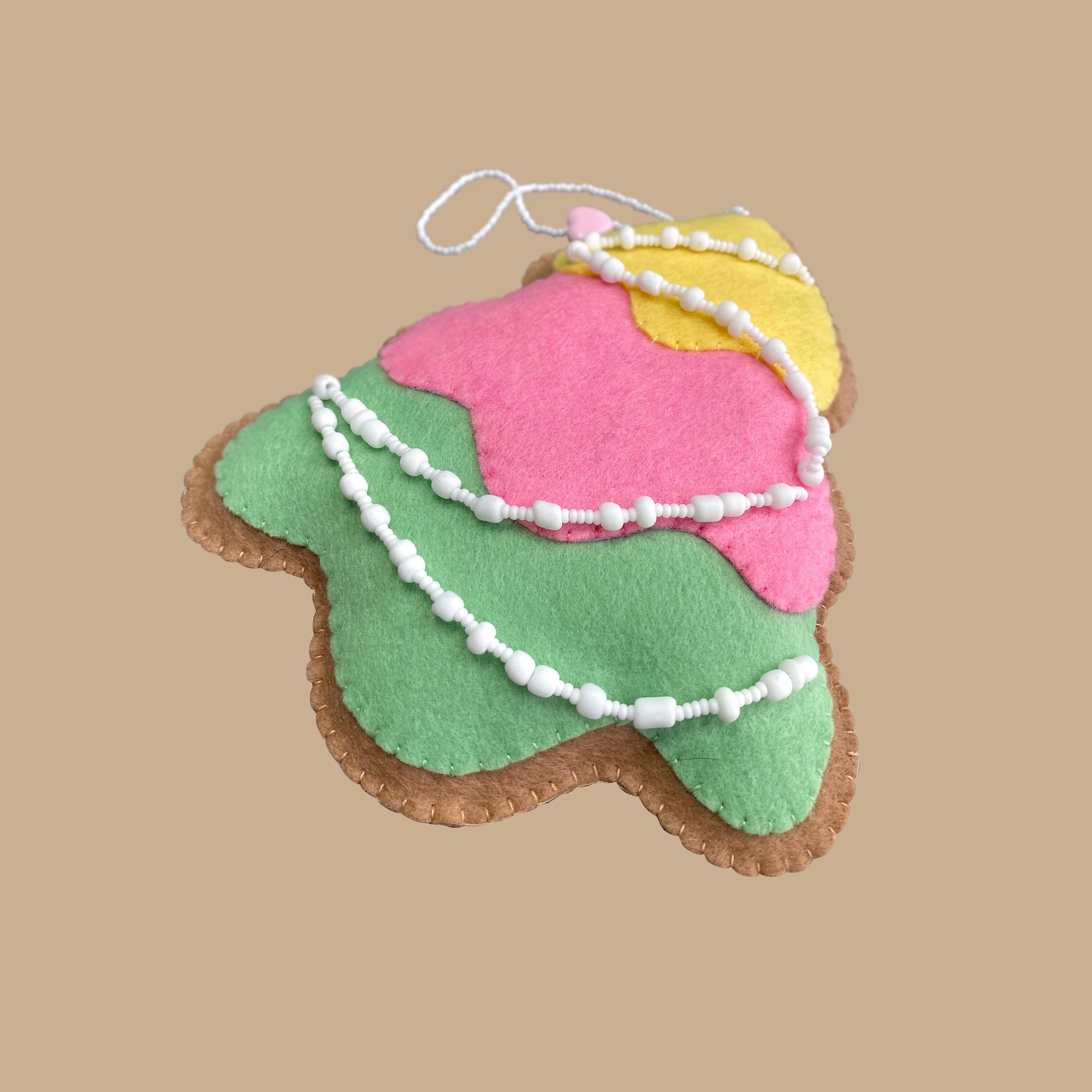 Christmas Felt Ornament, PDF Pattern, Christmas Tree Decoration, Felt ...