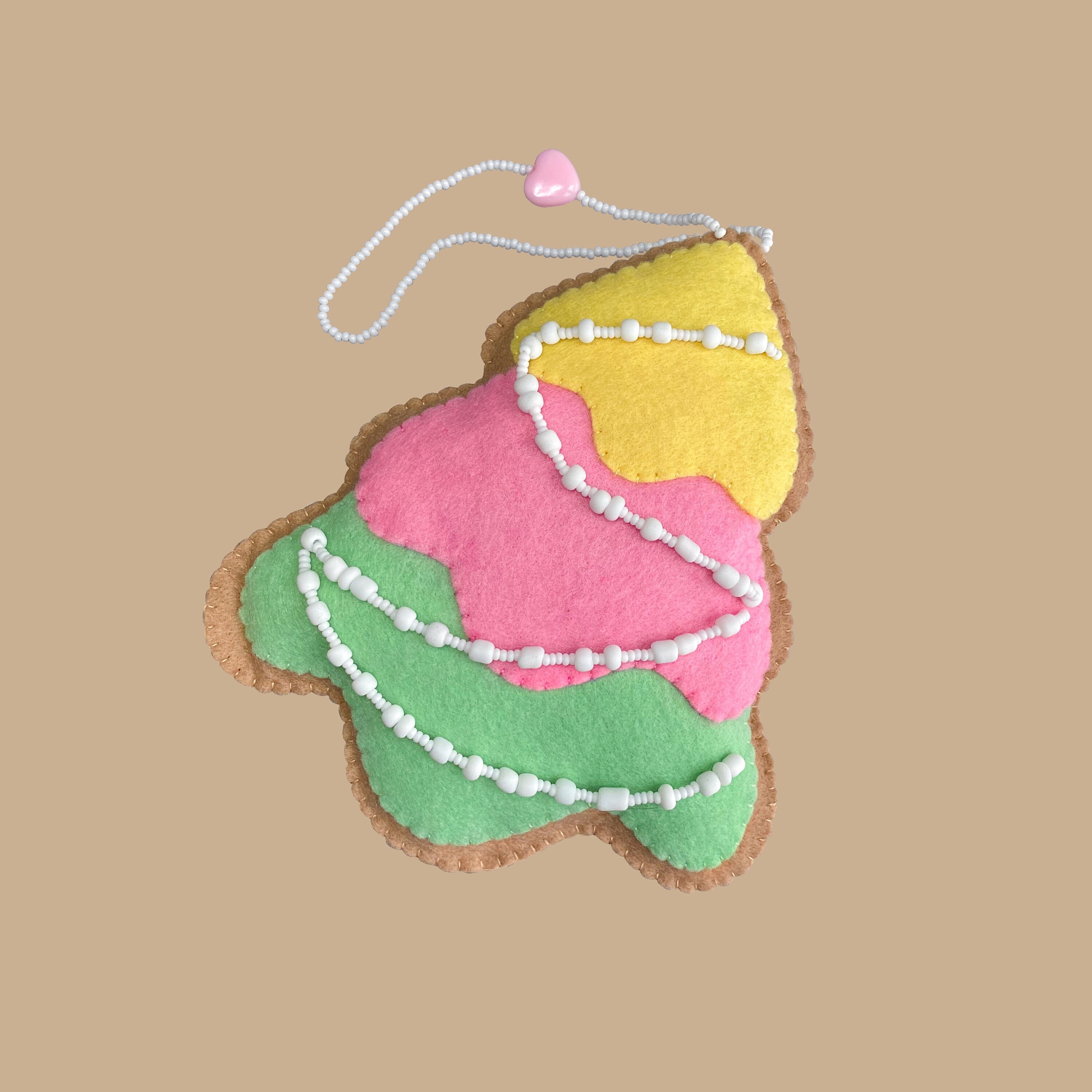 Christmas Felt Ornament, PDF Pattern, Christmas Tree Decoration, Felt ...