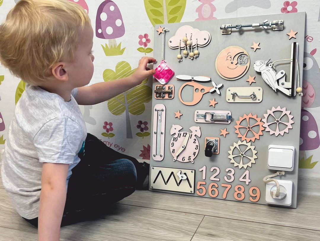 BABY GIRL Board-busy Board for Baby Girlwooden Board With - Etsy