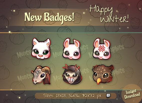 Huntress Sub Badges / Dead by Daylight Twitch Cheer Badges for | Etsy