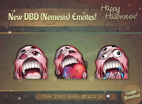 Nemesis Inspired Emote / Twitch Emote /dead by Daylight - Etsy