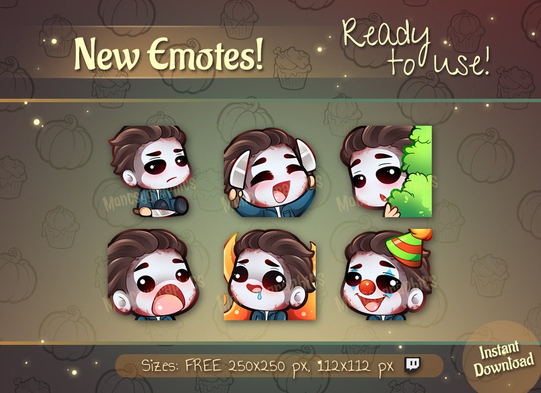Cute DBD Inspired Michael Myers Twitch Emote / Dead by Daylight ...