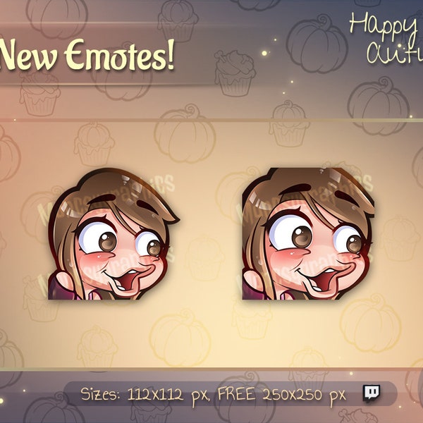 Brown Hair Emotes - Etsy