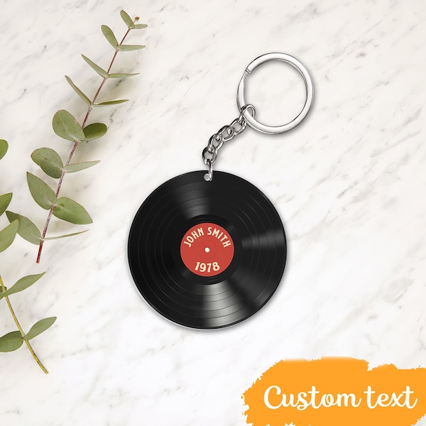 Vinyl Keychain - Etsy