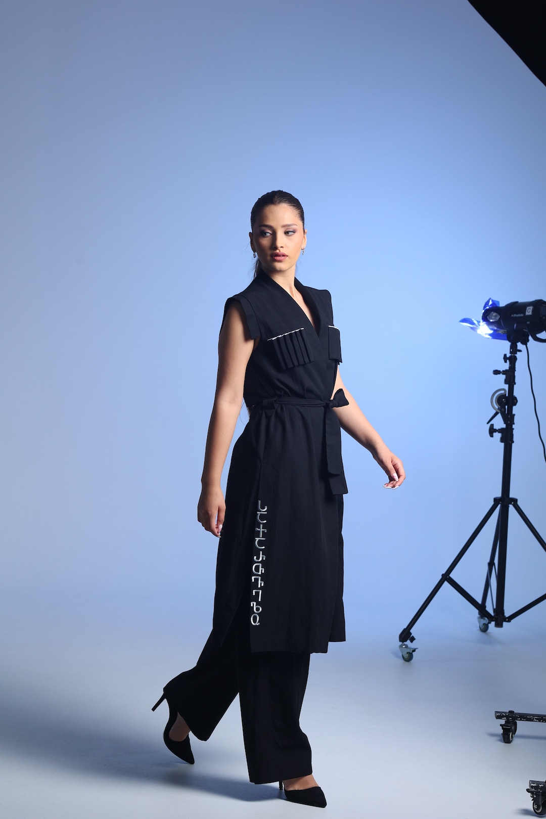 Georgian New Style,black Modern Chokha Coat, Caucasian Clothes ...