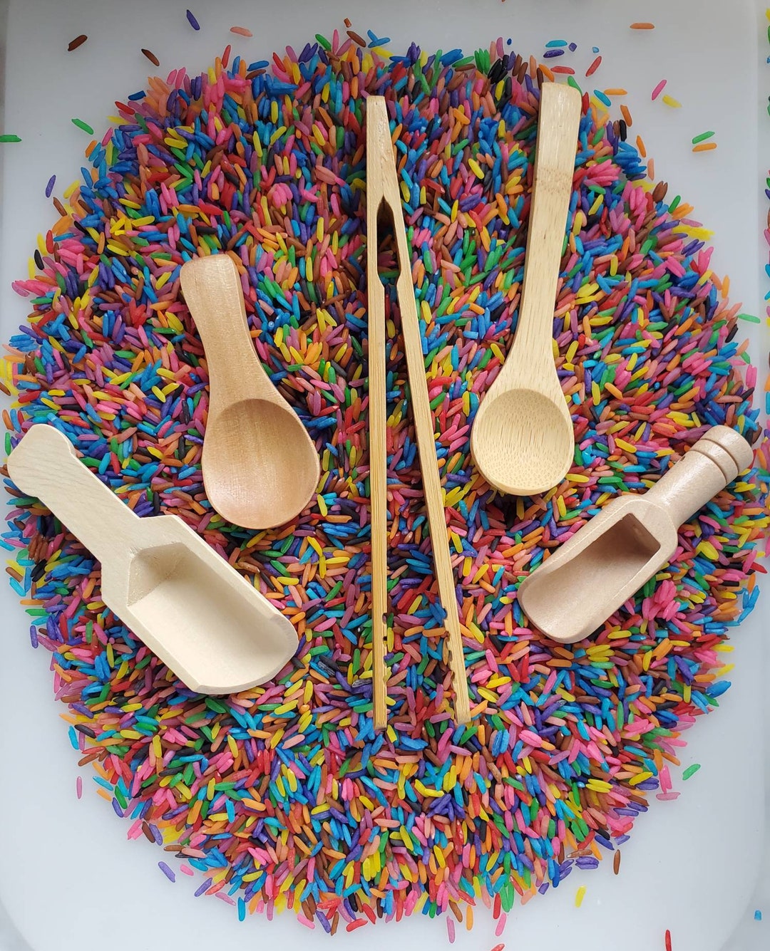 Sensory Tools Set / 5 Pieces Wood Tools / Montessori Sensory Tools ...