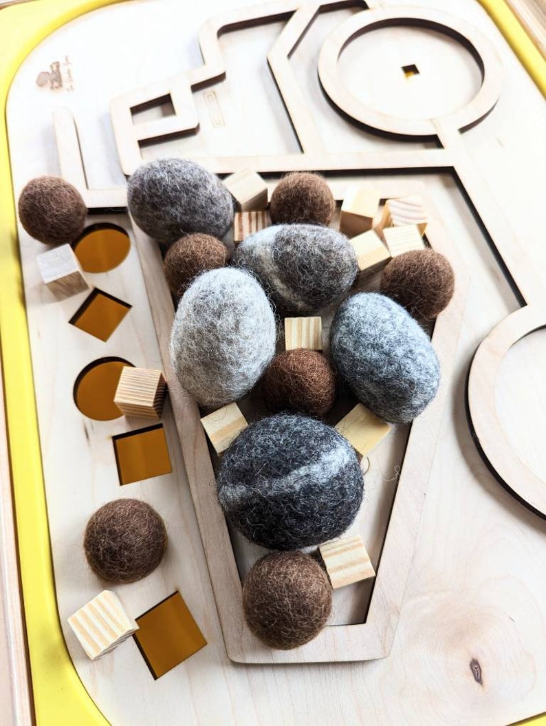 Flisat Dump Truck Insert / Dump Truck Wooden Sensory Puzzle ...