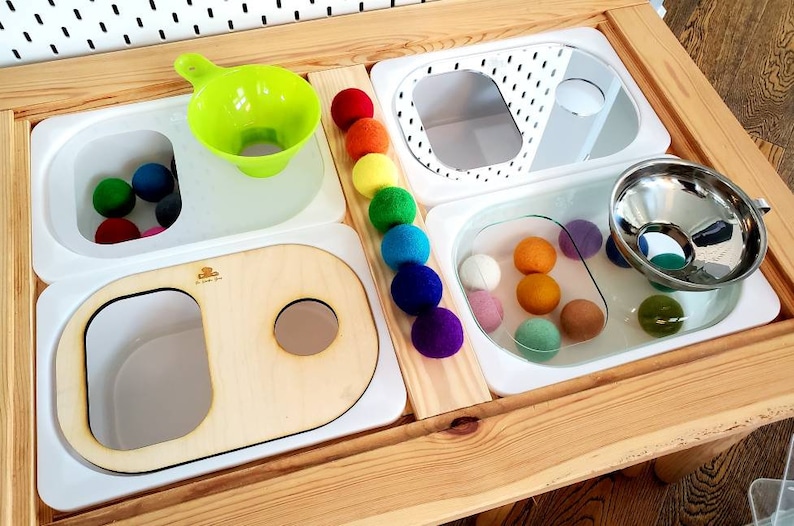 Object Permanence Box / Ball Drop / Funnel Board / Insert for - Etsy