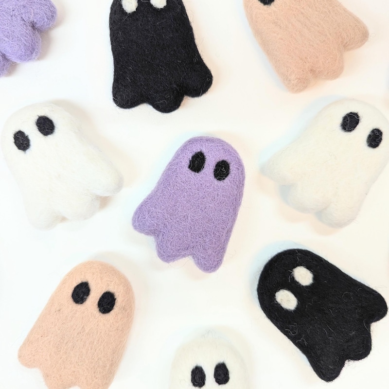 Needle Felted Ghost - Etsy