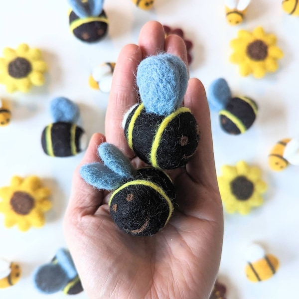 Felt Bee - Etsy