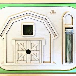 Farm Insert / Barn Insert / Farm Trofast Insert / Farm Insert / Farm ...