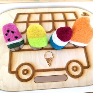 Ice Cream Cart Insert / Ice Cream Truck / Ice Cream Stand / / Flisat ...