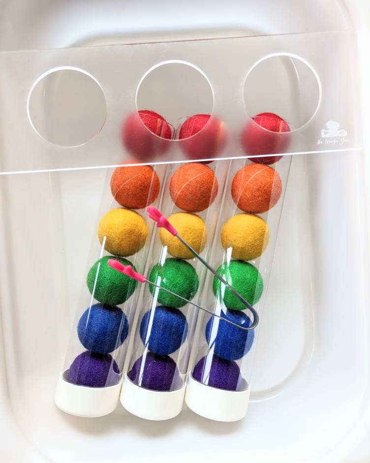 BIG Tube Sensory Play Set for Trofast Sensory Bin / Flisat Tinker Cup ...