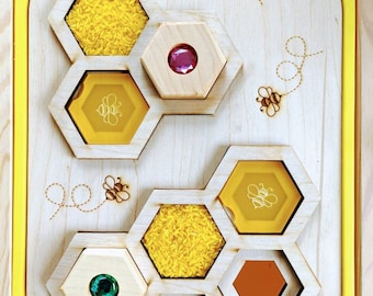 Busy Bee Play Box Sensory Bin - Etsy
