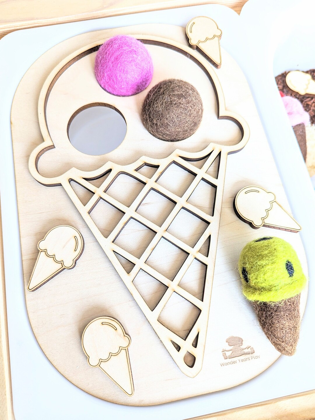 Flisat Ice Cream Cone Insert / Flisat Ice Cream / Ice Cream Trofast Lid ...