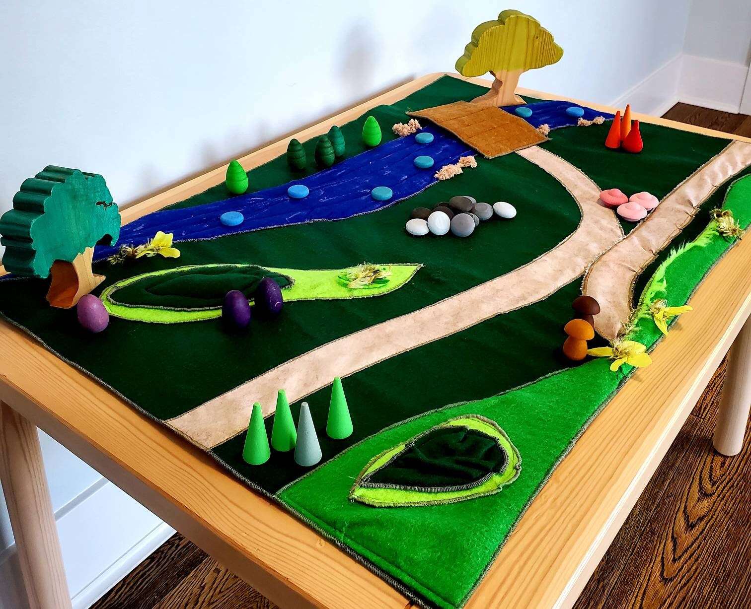 Homestead Small World Play Mat for Ikea Flisat Tables - Etsy Australia