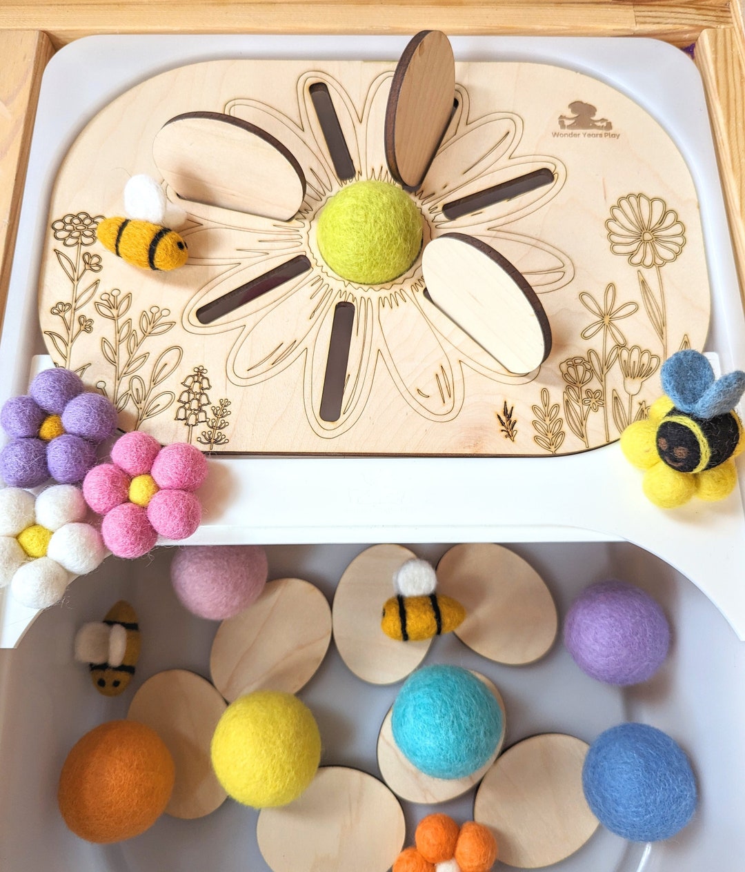 Flower Flisat Insert / Flower Insert / Trofast Flower Insert / Flower ...