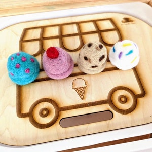 Ice Cream Cart Insert / Ice Cream Truck / Ice Cream Stand / / Flisat ...