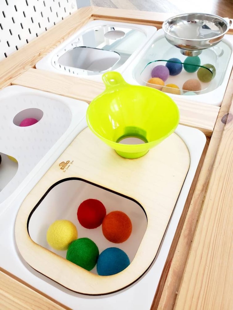Object Permanence Box / Ball Drop / Funnel Board / Insert for - Etsy