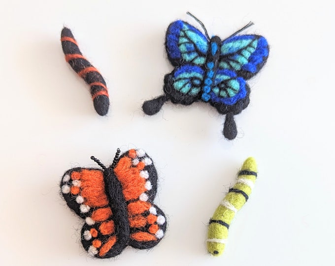 Realistic Earthworm Figure From Felt Soft Worm Realistic Figurine Felt ...