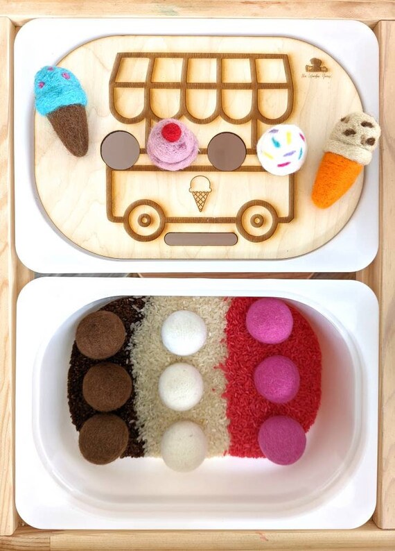 Ice Cream Cart Insert / Ice Cream Truck / Ice Cream Stand / - Etsy