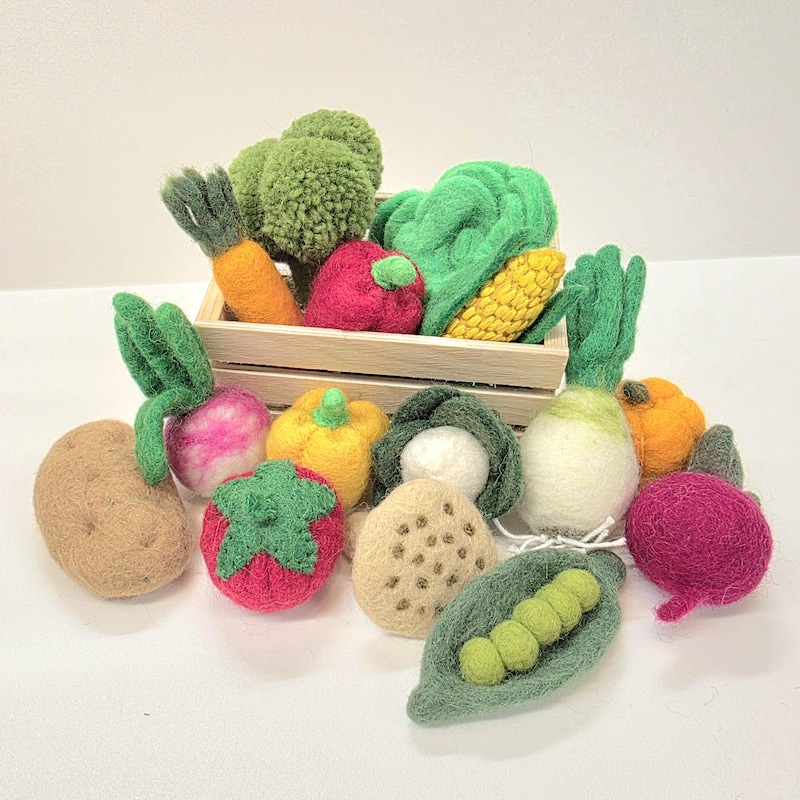 Felt Vegetables - Etsy