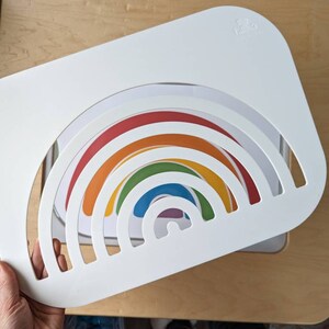Rainbow Practically Playing Printables Insert / Rainbow Flisat Insert / Rainbow Trofast Lid ...