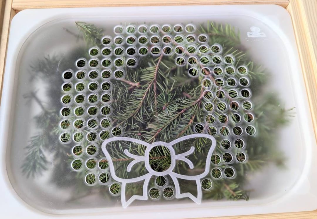 Flisat Christmas Wreath Fine Motor Skills Insert / Make Your Own ...
