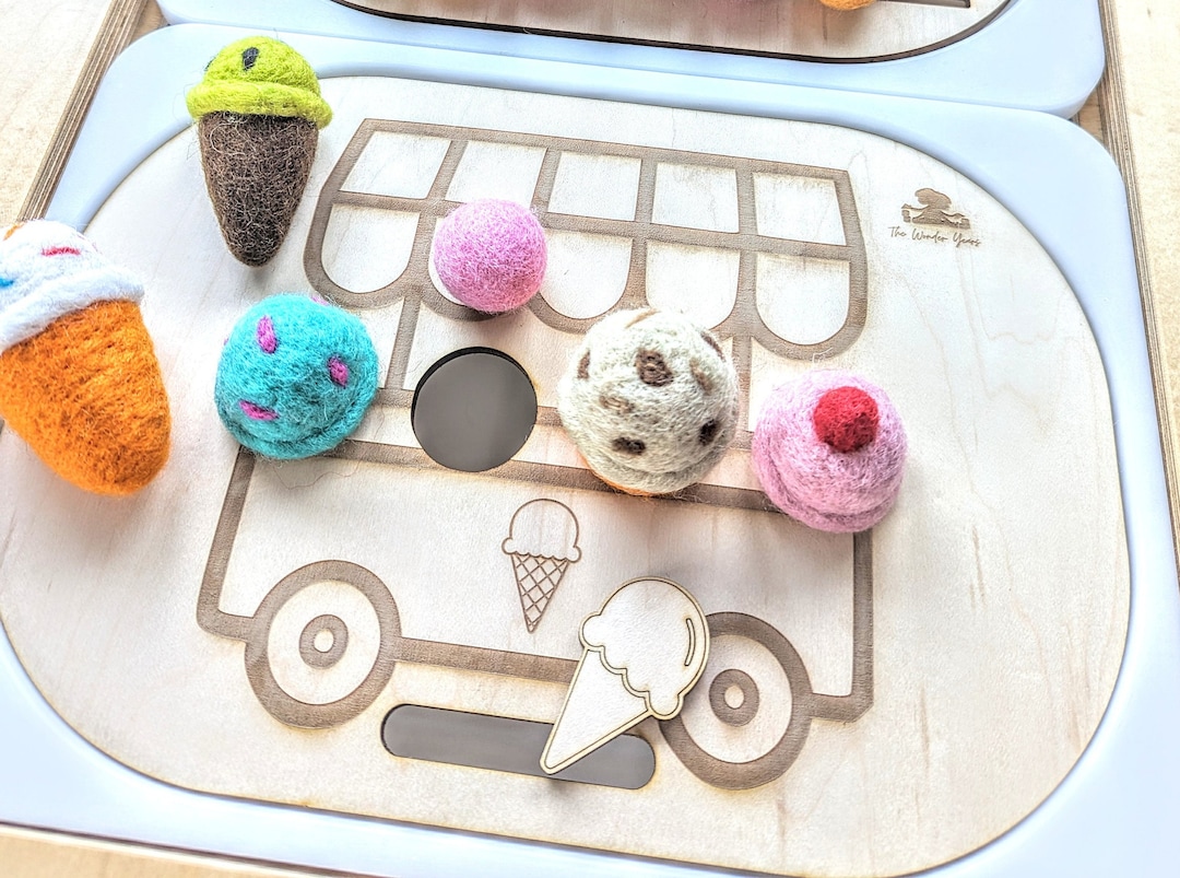 Ice Cream Cart Insert / Ice Cream Truck / Ice Cream Stand / / Flisat ...