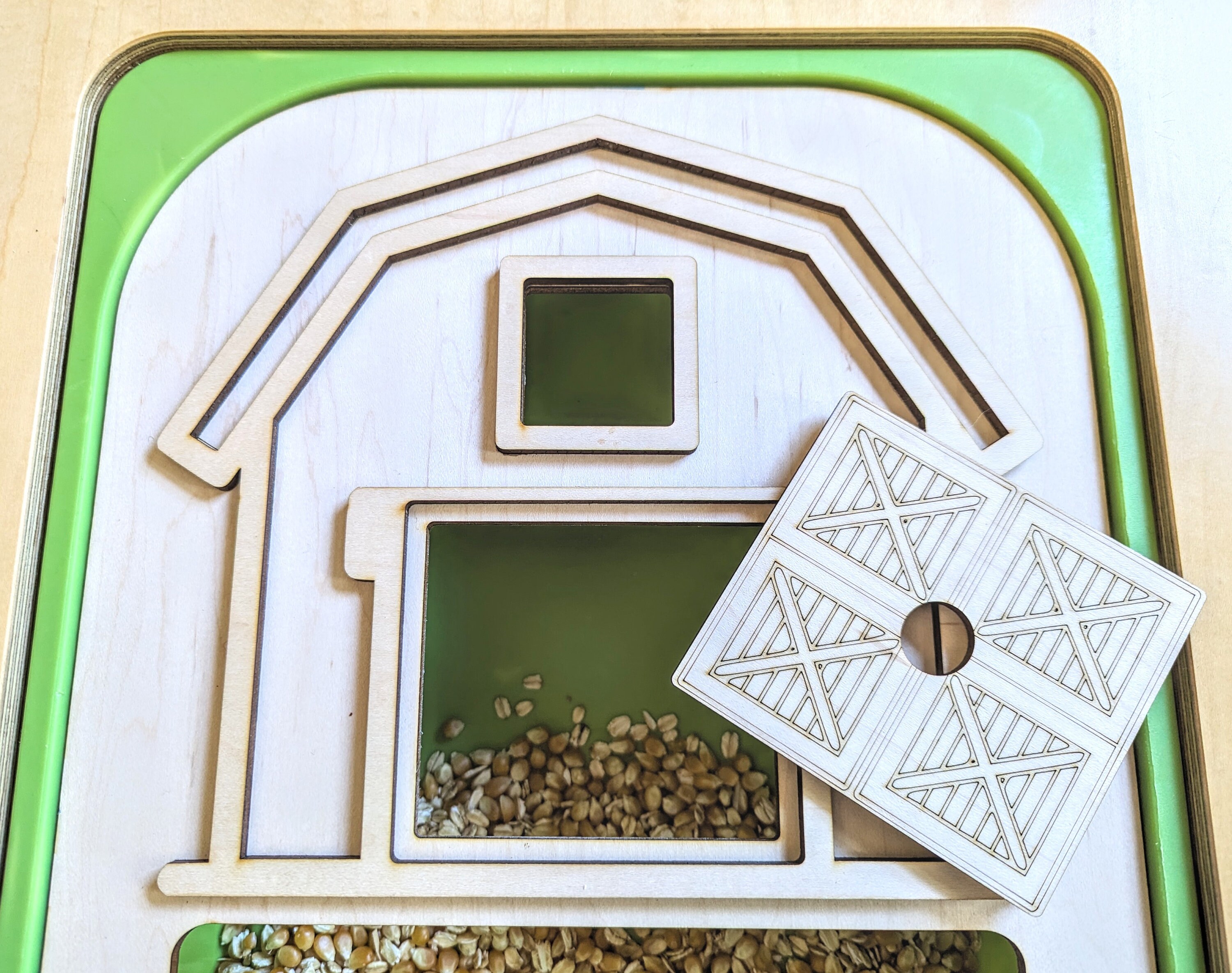 Flisat Barn Insert / Trofast Sensory Bin Farm Topper / Farm Sensory Bin ...