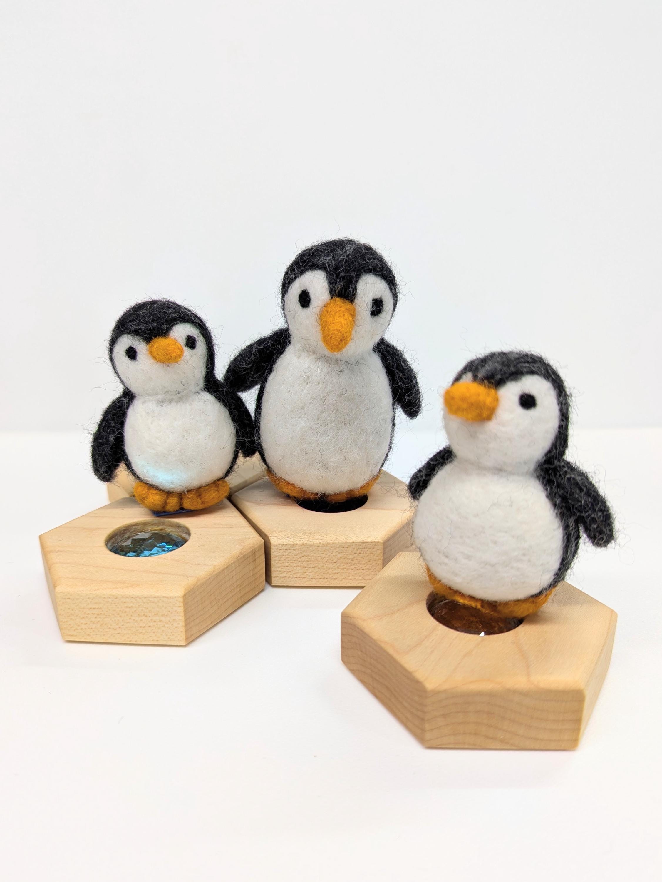Felt Penguins Family Loose Parts for Arctic Sensory Play / Needle ...