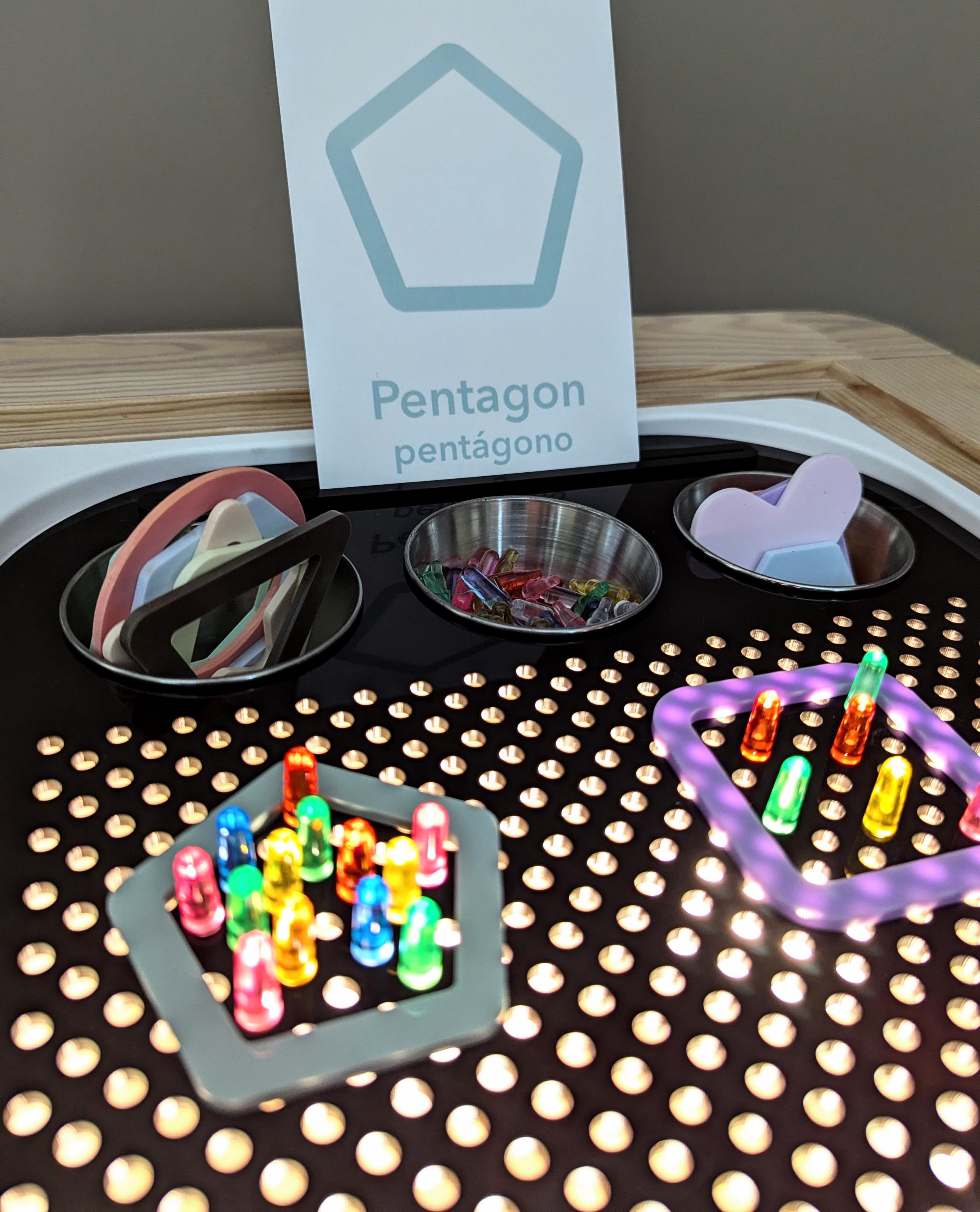 Flisat Light Brite Peg Activity Insert / Trofast Sensory Bin Lid ...