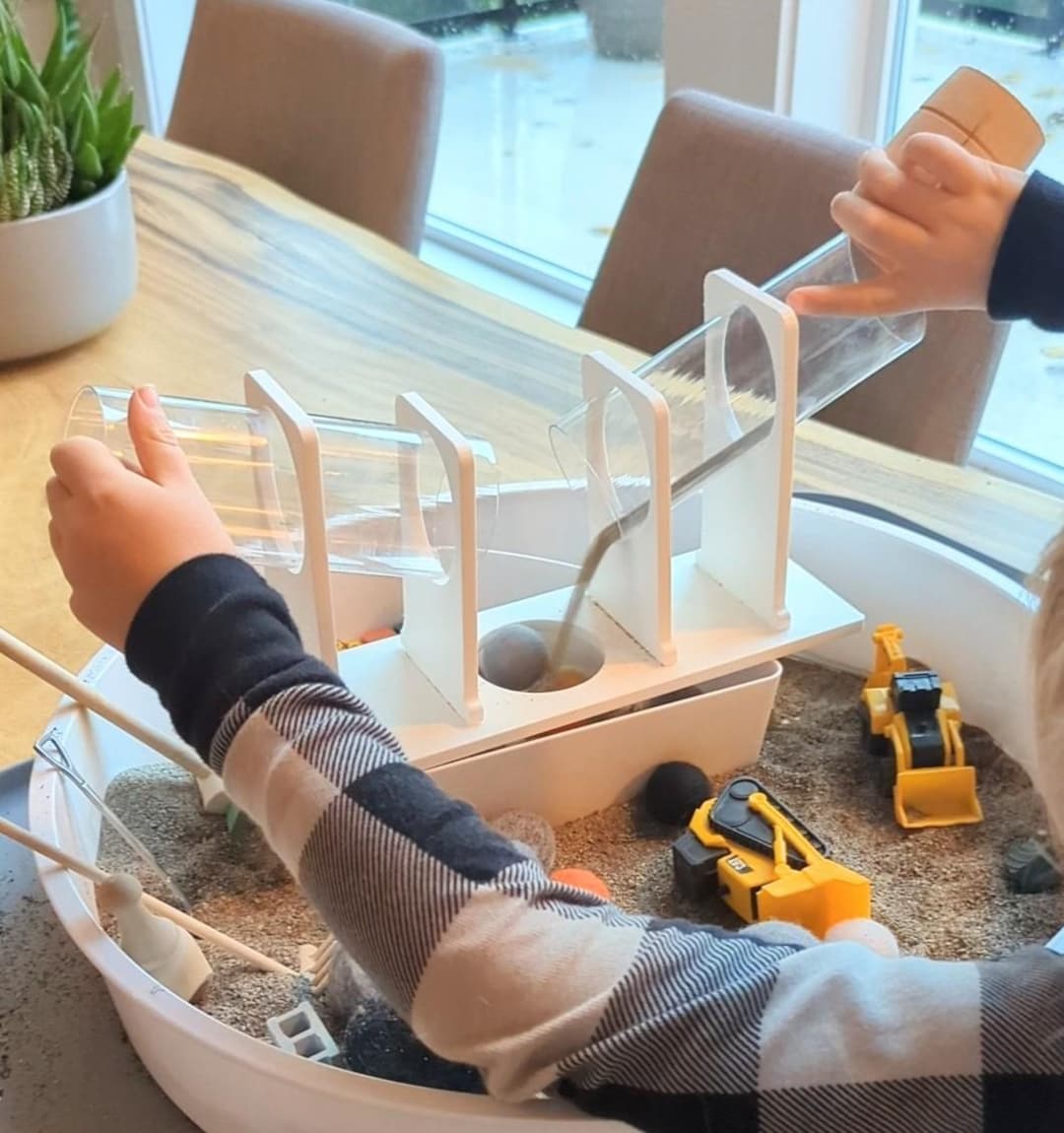 Sensory Play Chute Set #1 / Sensory Bin and Play Tray Chutes / Flisat ...