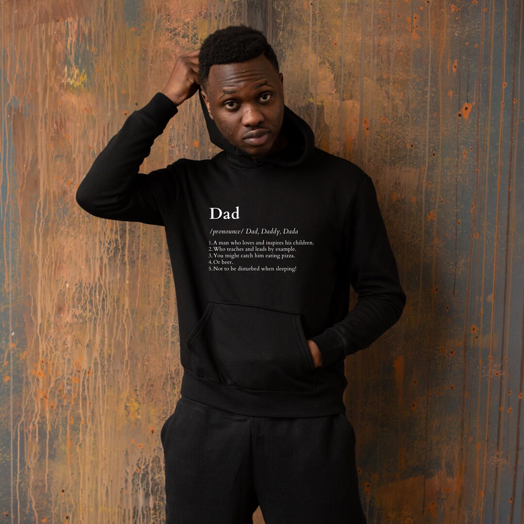 Dad Definition Hoodie, Happy Fathers Day, Best Dad Ever, Unique Present ...