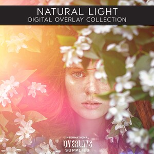 35 NATURAL LIGHT Digital Overlays, Photoshop Overlays, JPG Files ...