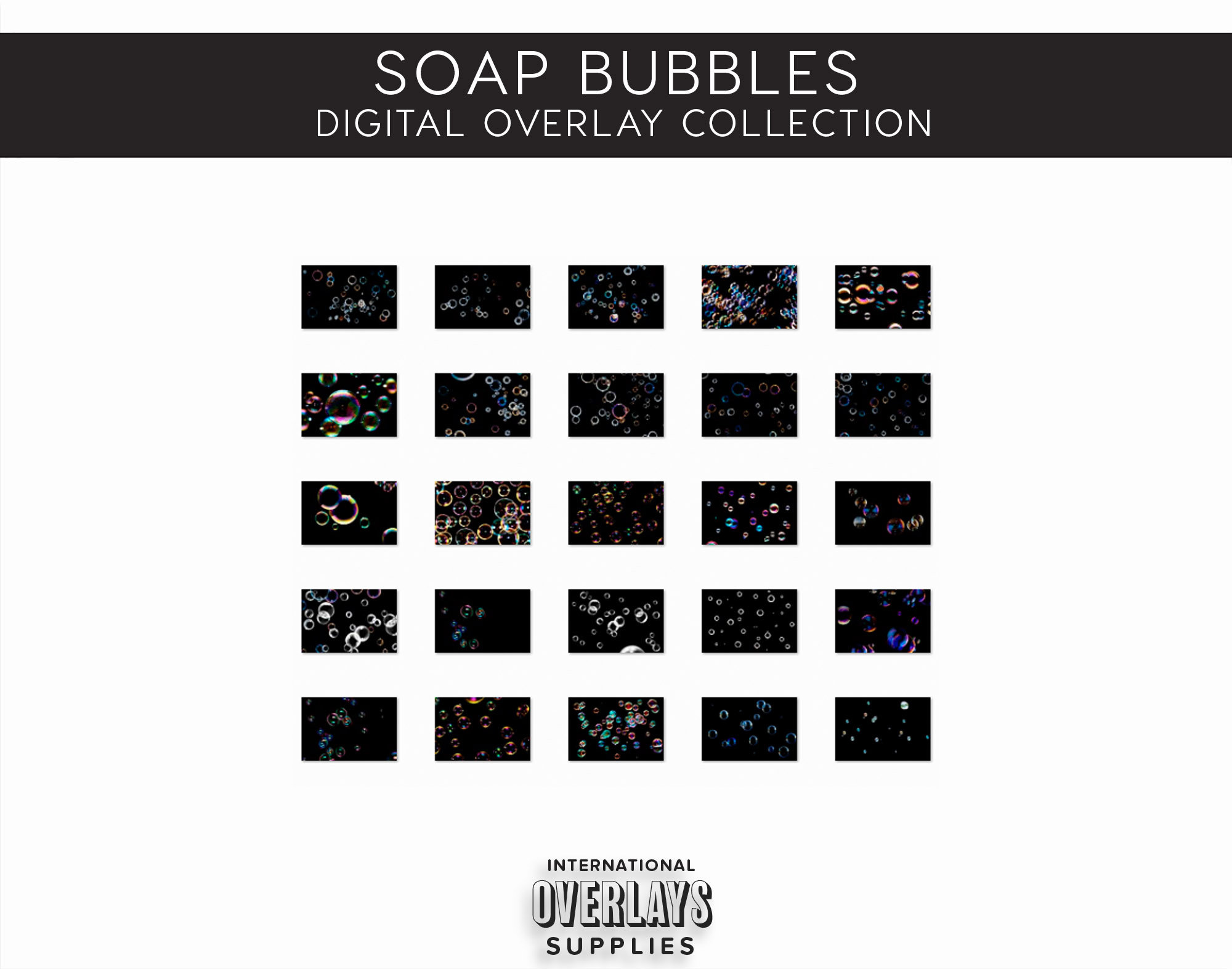 SOAP BUBBLES OVERLAYS, Photoshop Overlays, Bubbles, Blowing Bubbles ...
