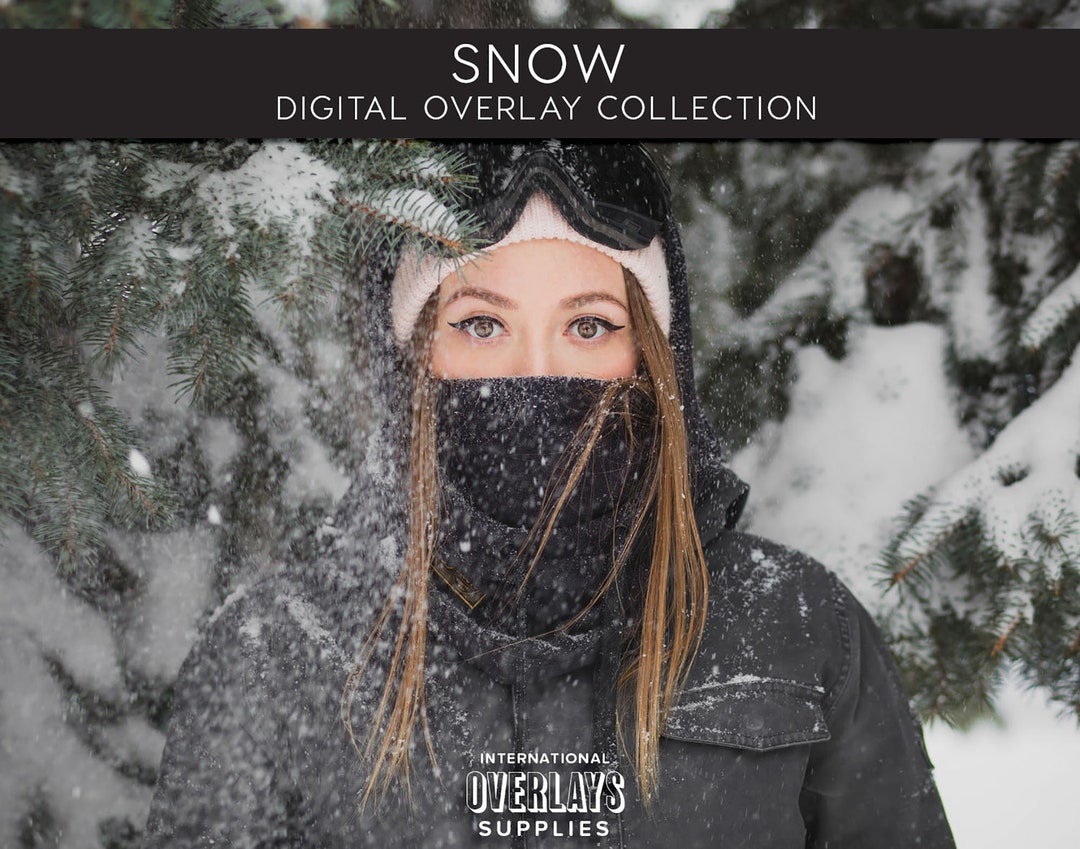 SNOW OVERLAYS, Photoshop Overlays, Snow, Blowing Snow, Snow Overlay ...